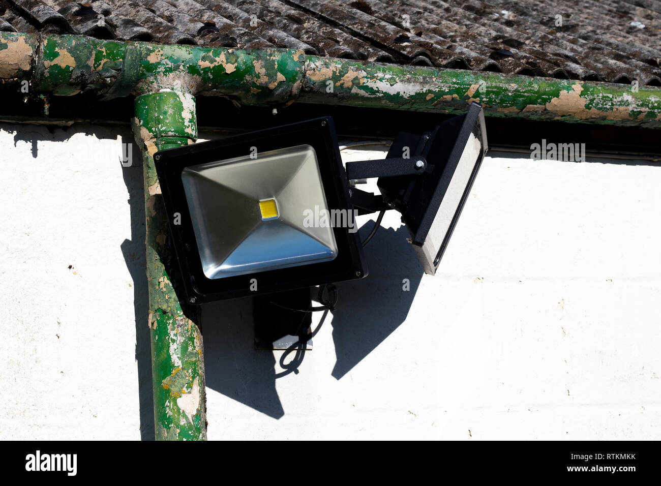 Automatic PIR, passive infrared sensor, LED floodlight providing ...