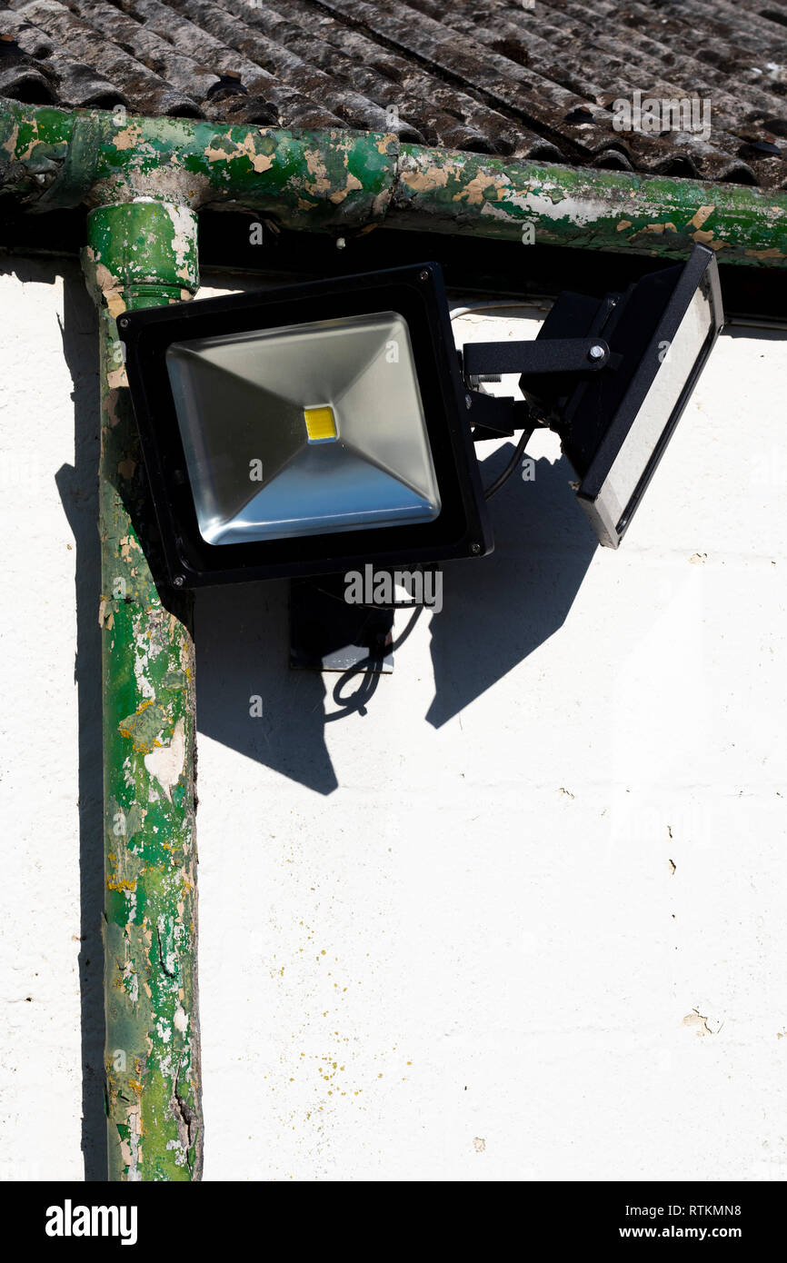 Automatic PIR, passive infrared sensor, LED floodlight providing ...