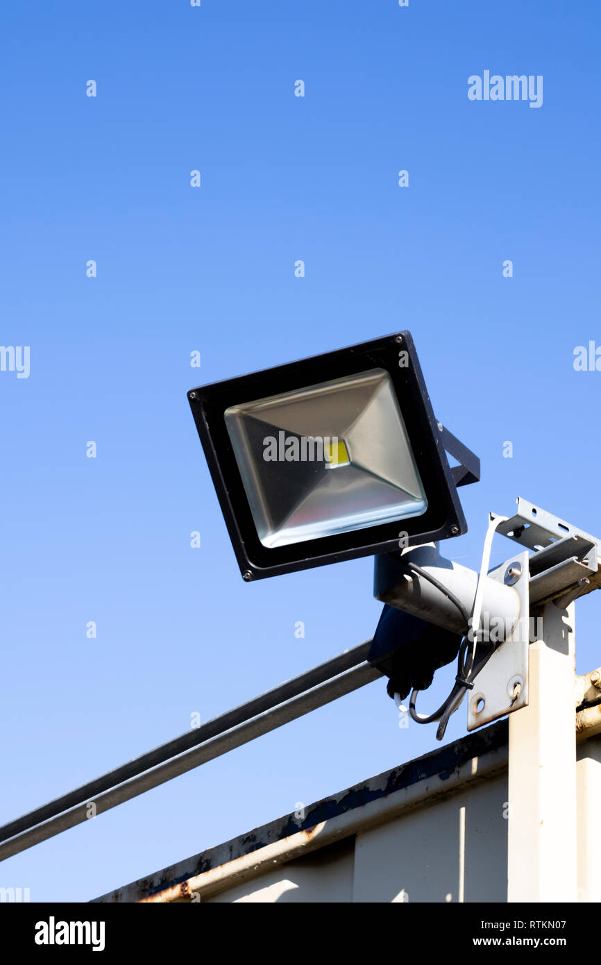 Automatic PIR, passive infrared sensor, LED floodlight providing ...