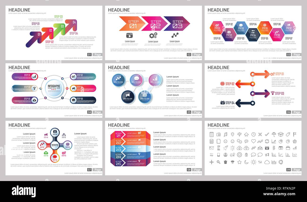 Modern Elements of infographics for presentations templates for banner ...