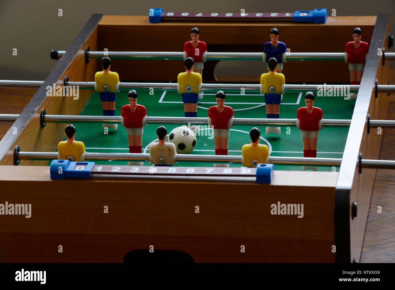 Miniature soccer stadium in miniature hi-res stock photography and ...