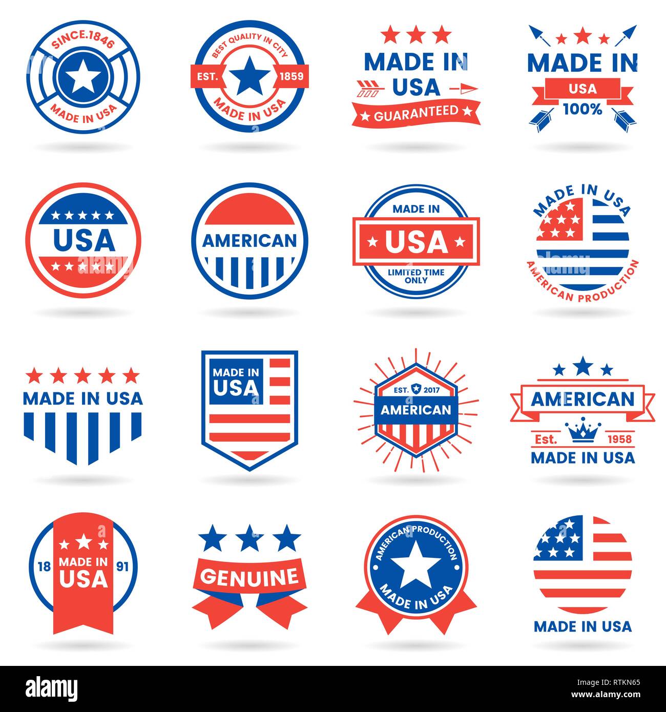 America Vector label for banner, poster, flyer Stock Vector Image & Art ...