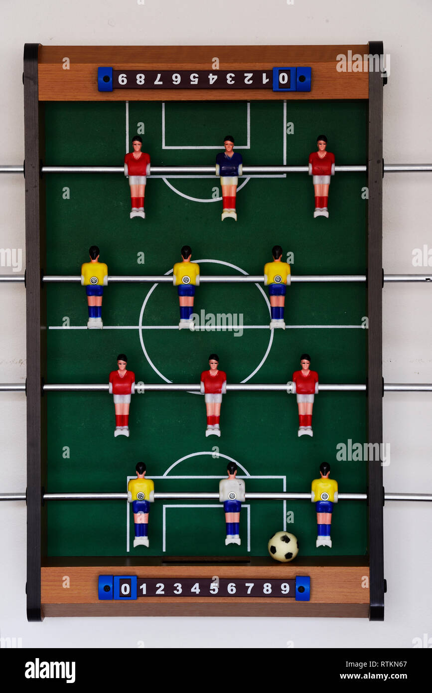 Miniature soccer stadium in miniature hi-res stock photography and ...