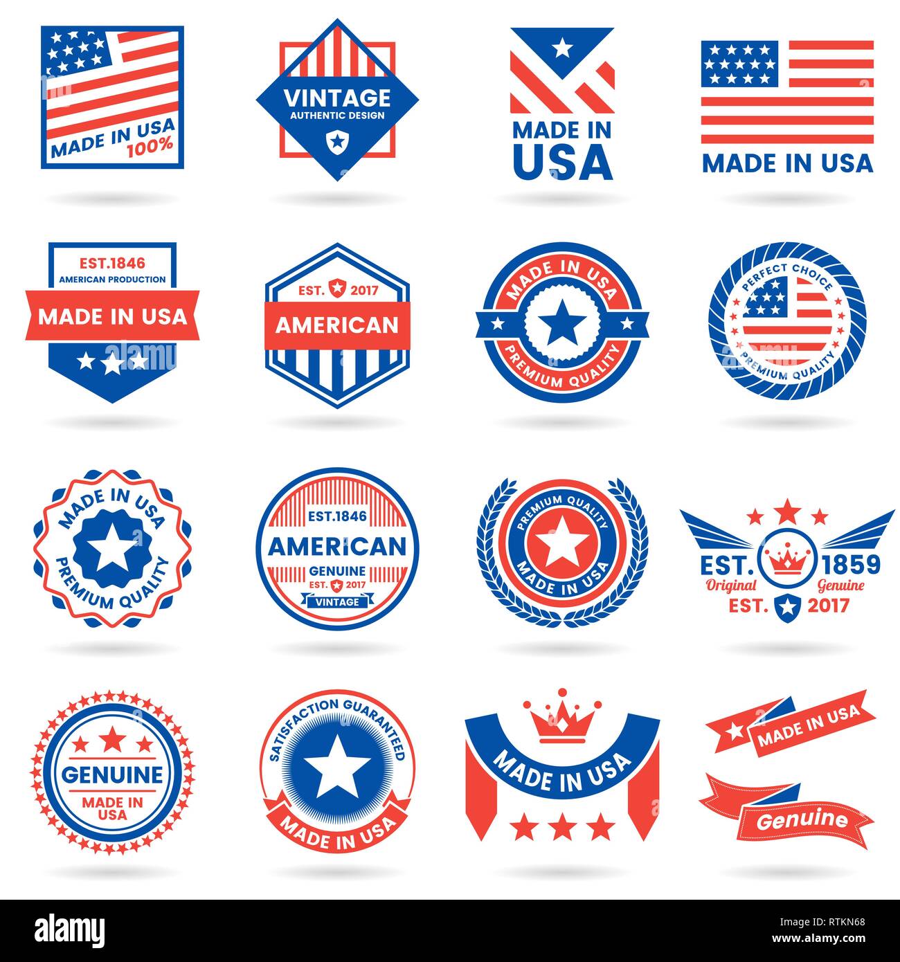 America Vector label for banner, poster, flyer Stock Vector Image & Art ...