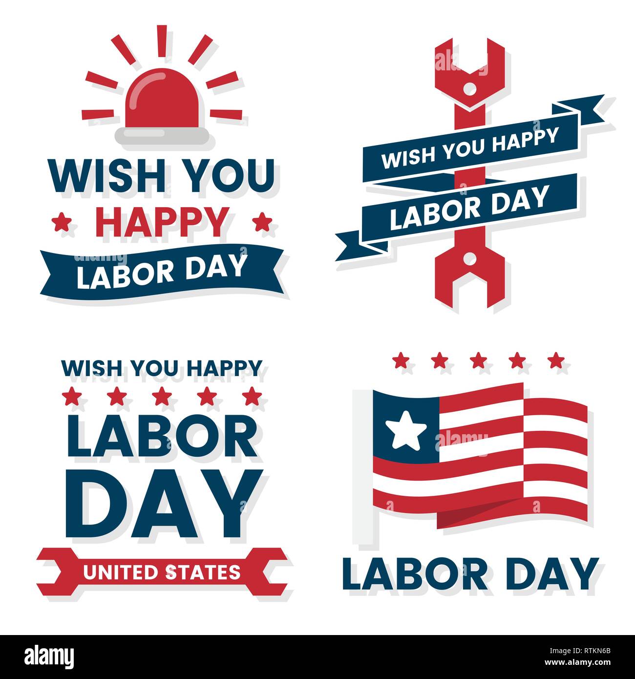 Labor day flyer hi-res stock photography and images - Alamy