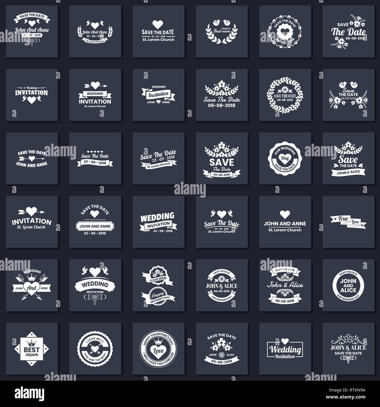 Vintage Retro Vector Logo for banner, poster, flyer Stock Vector Image ...