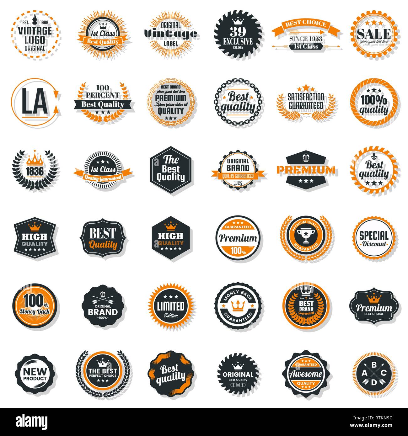 Vintage Retro Vector Logo for banner, poster, flyer Stock Vector Image ...