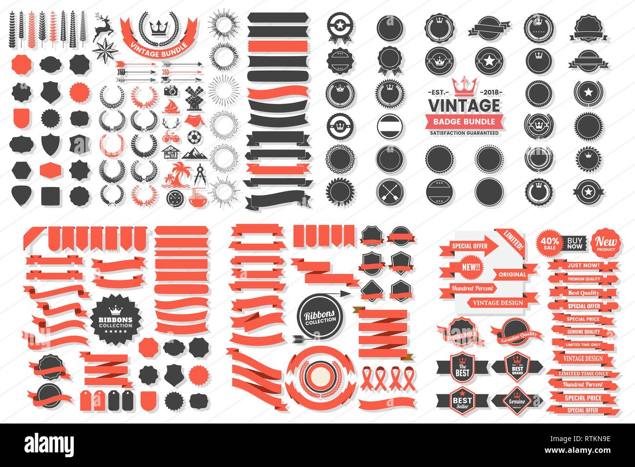 Vintage Retro Vector Logo for banner, poster, flyer Stock Vector Image ...