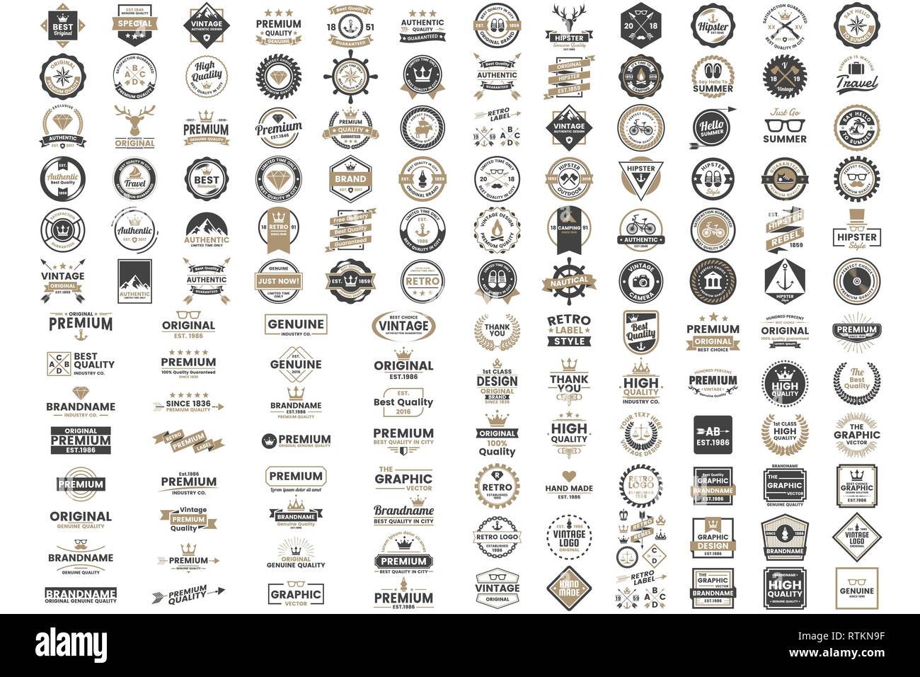 Vintage Retro Vector Logo for banner, poster, flyer Stock Vector Image ...