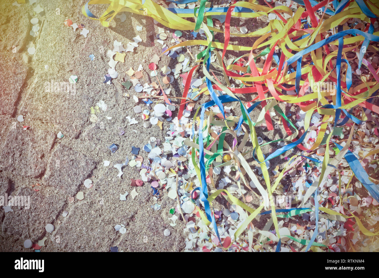 Confetti ground hi-res stock photography and images - Alamy