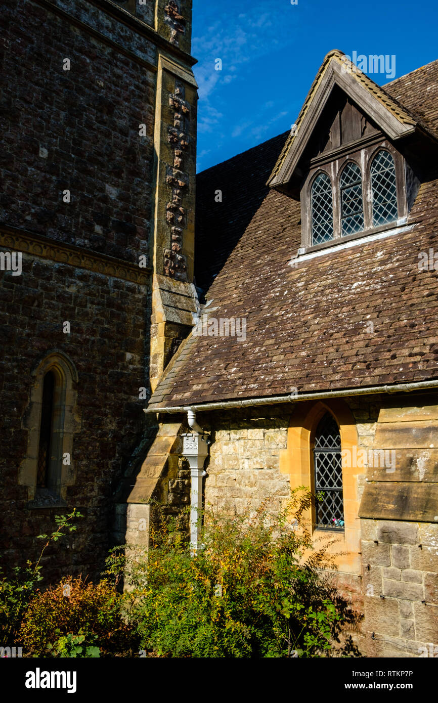 St Lawrence Parish Church, Church Road, Stone Street, Seal, Kent Stock ...