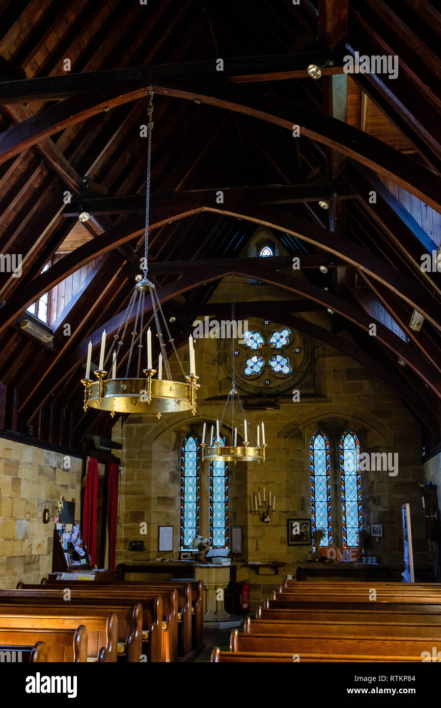 St Lawrence Parish Church, Church Road, Stone Street, Seal, Kent Stock ...