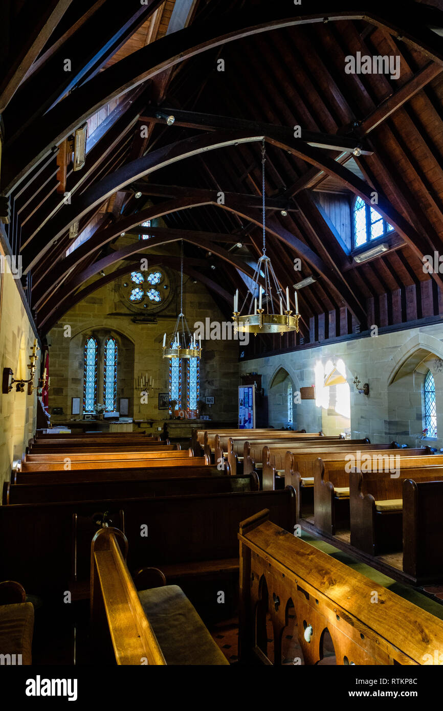 St Lawrence Parish Church, Church Road, Stone Street, Seal, Kent Stock ...