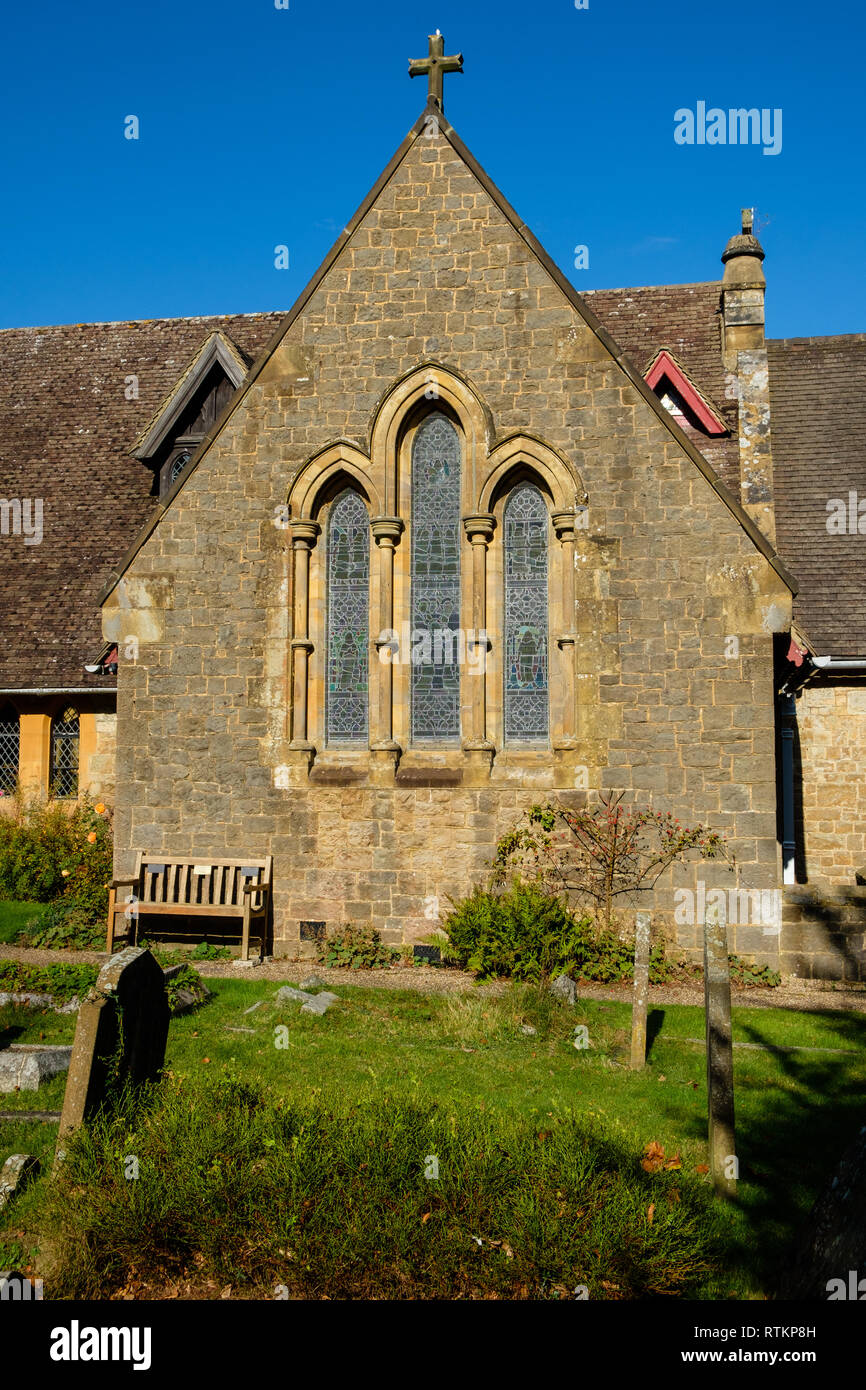 St Lawrence Parish Church, Church Road, Stone Street, Seal, Kent Stock ...