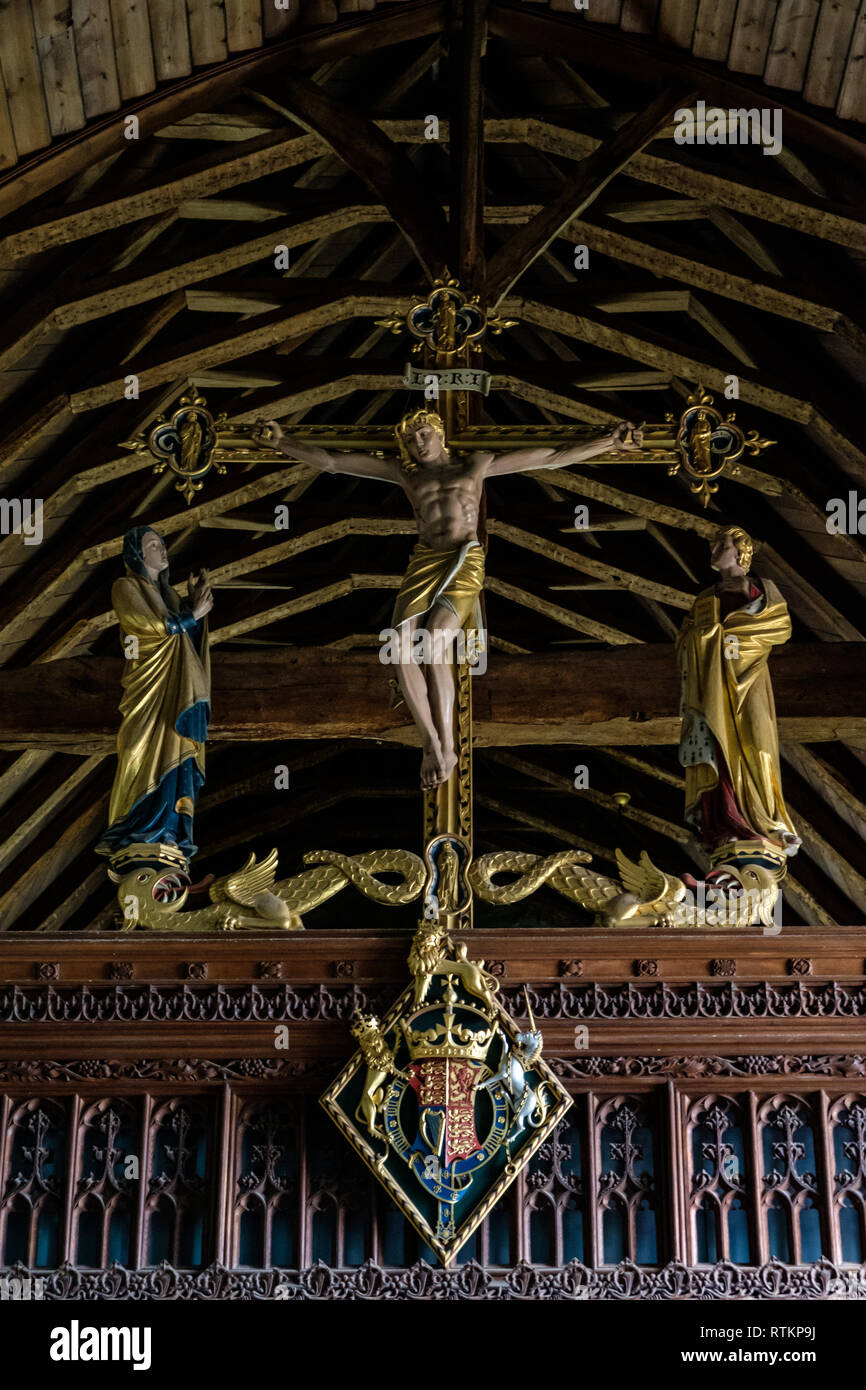 St Mary the Virgin Church, High Street, Kemsing, Kent Stock Photo - Alamy