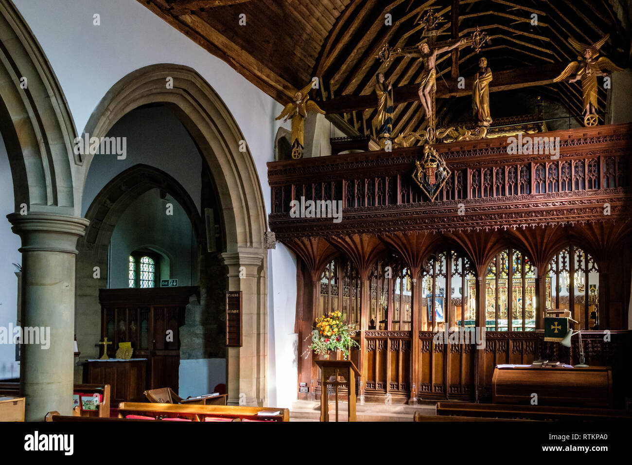St Mary the Virgin Church, High Street, Kemsing, Kent Stock Photo - Alamy