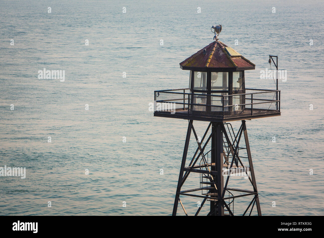 Alcatraz watch tower High Resolution Stock Photography and Images - Alamy