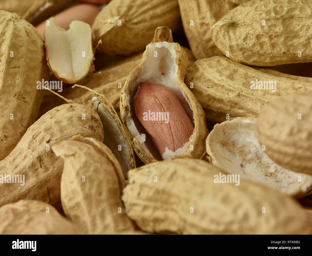 Peanuts food still-life photograph Stock Photo - Alamy