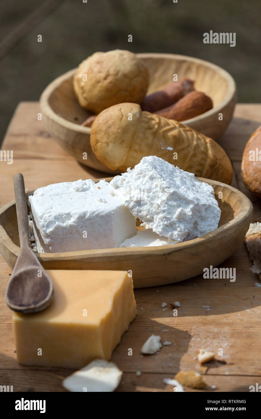 Oscypek - traditional polish smoked sheep cheese Stock Photo - Alamy