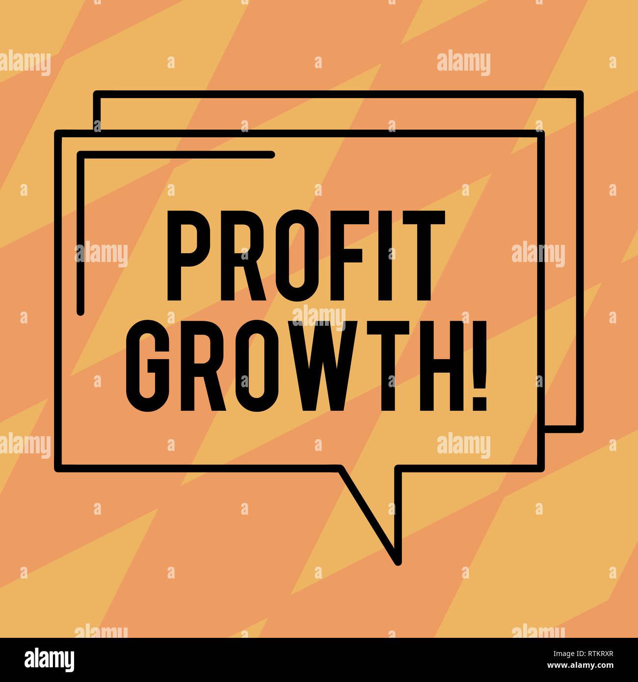 Text sign showing Profit Growth. Conceptual photo Financial Success ...