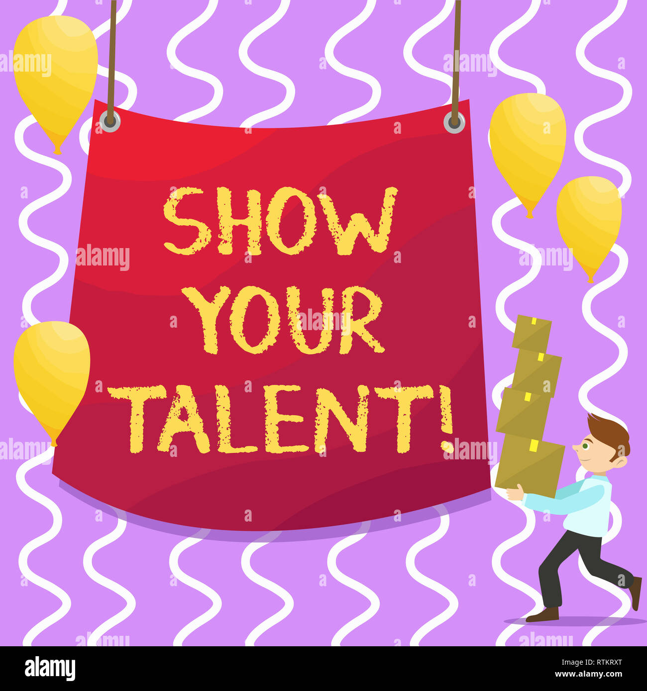 Conceptual hand writing showing Show Your Talent. Business photo ...