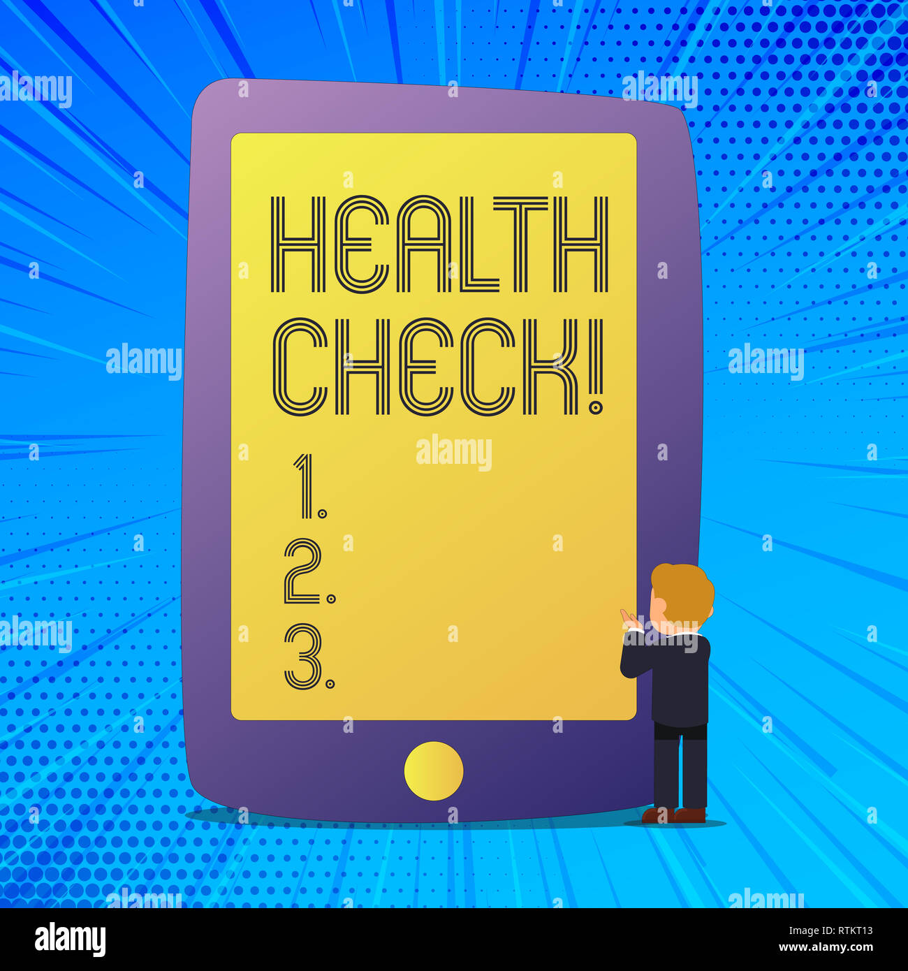 Writing note showing Health Check. Business photo showcasing Medical ...