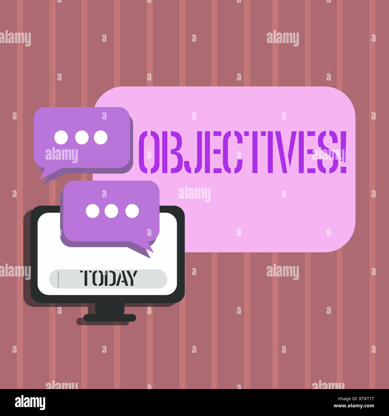 Word writing text Objectives. Business concept for Goals planned to be ...