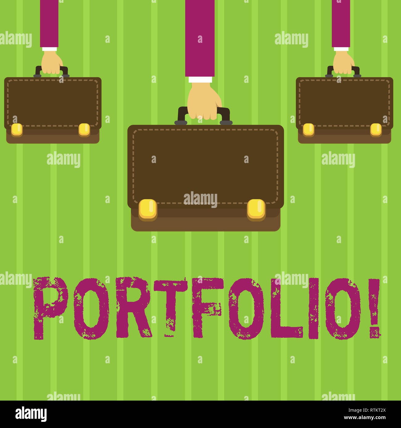 Word writing text Portfolio. Business concept for Examples of work used ...
