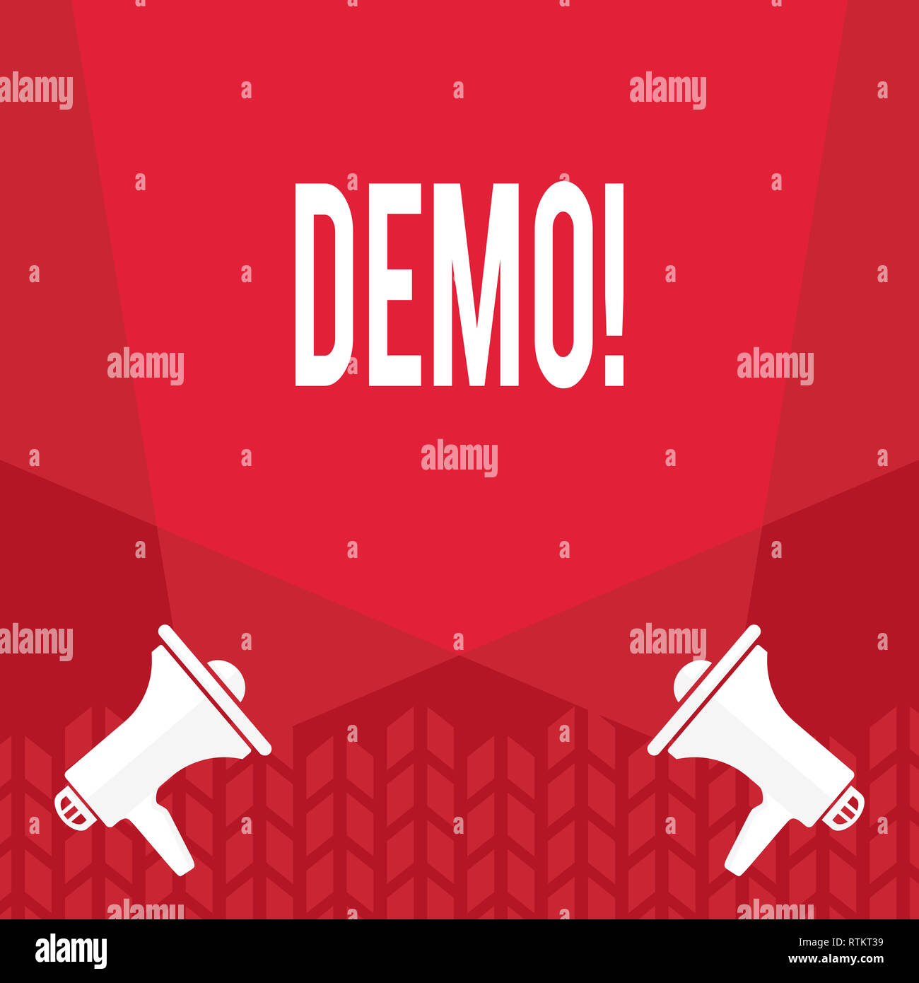 Word writing text Demo. Business concept for Demonstration of products ...