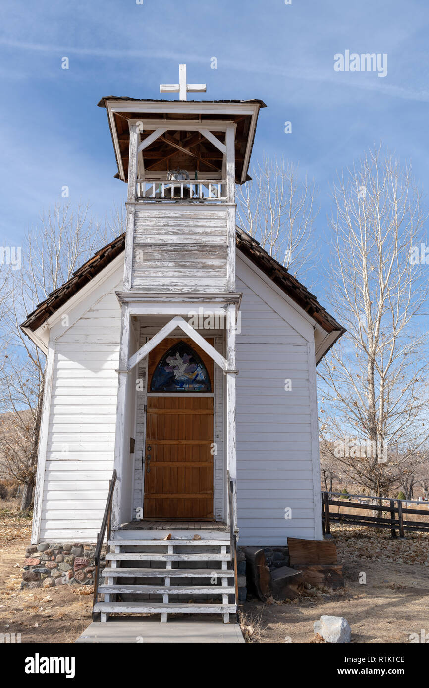 Front entrance to a country church Stock Photo - Alamy
