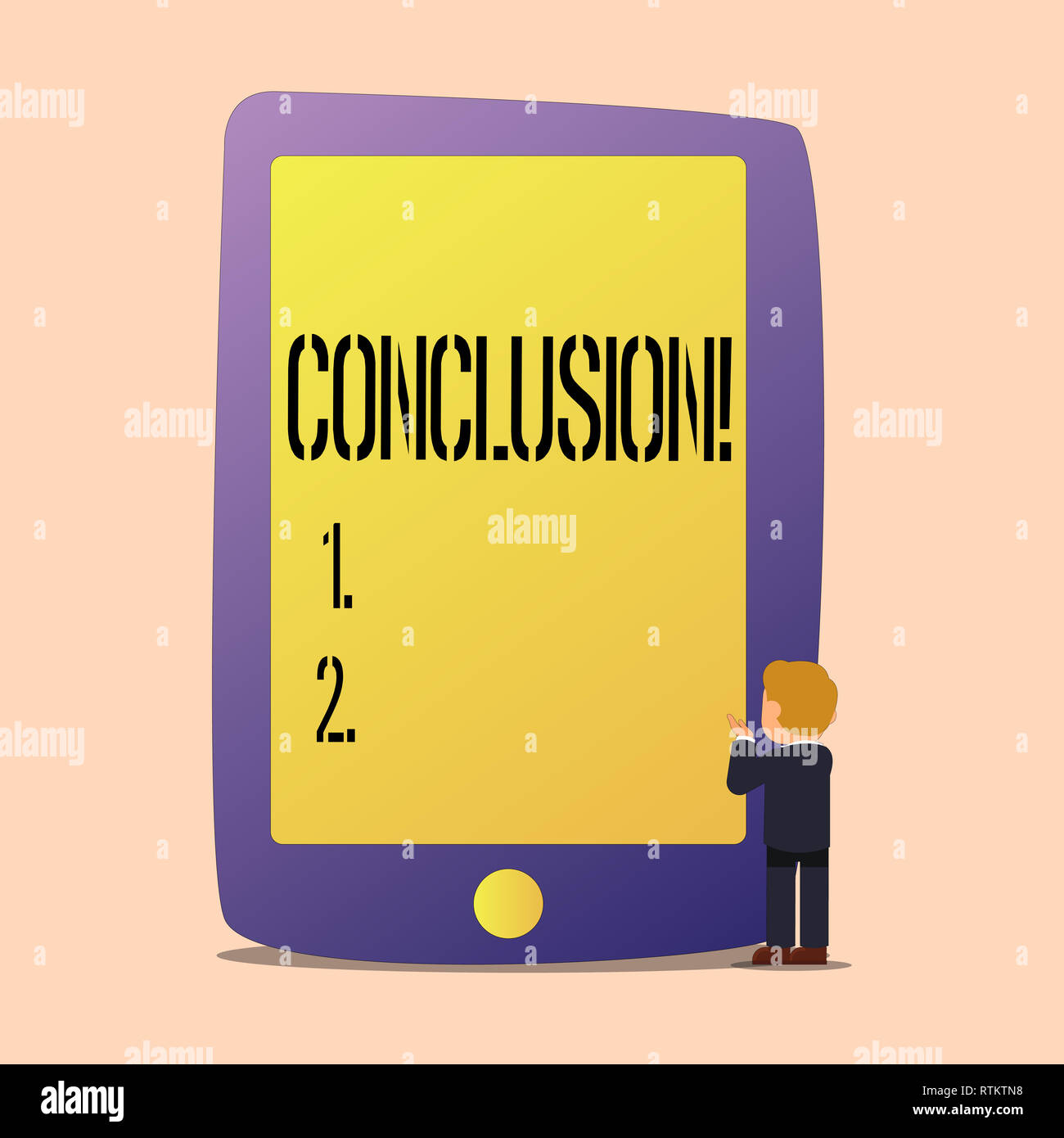 Writing note showing Conclusion. Business photo showcasing Ending a ...