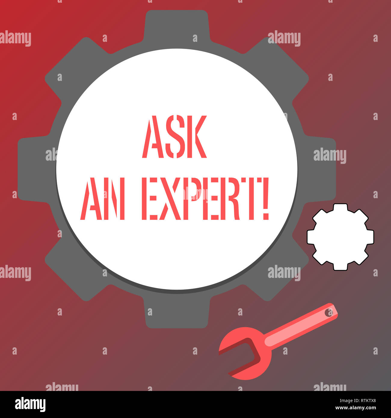 Conceptual hand writing showing Ask An Expert. Business photo text ...