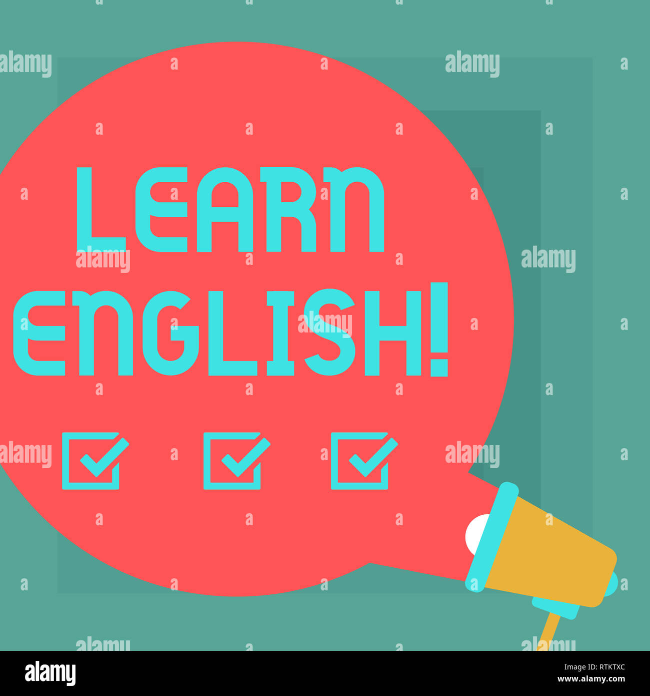 Conceptual hand writing showing Learn English. Business photo text ...