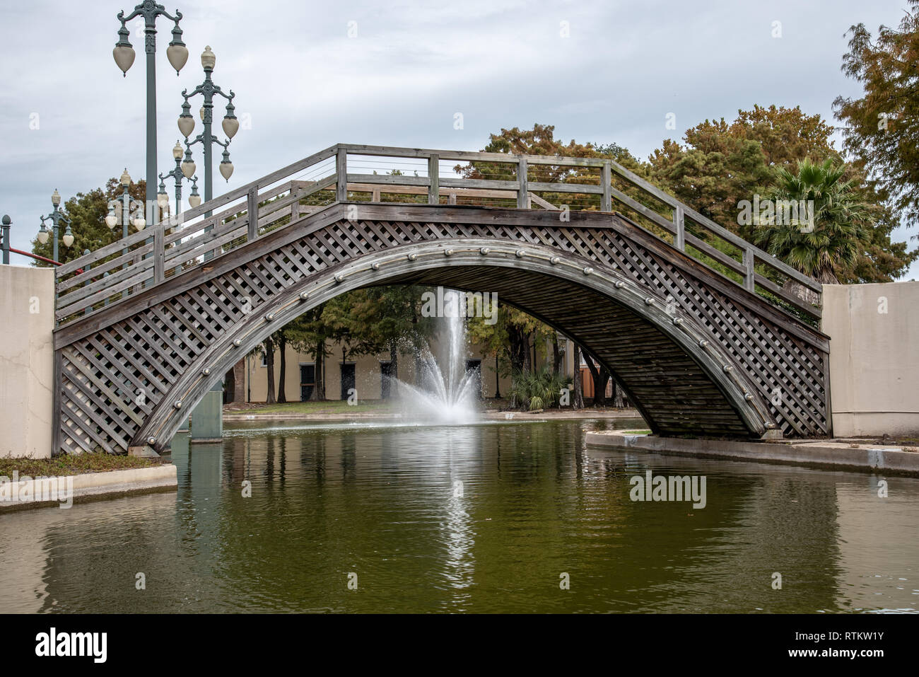 Louis Armstrong park located in the Treme neighborhood in New Orleans ...