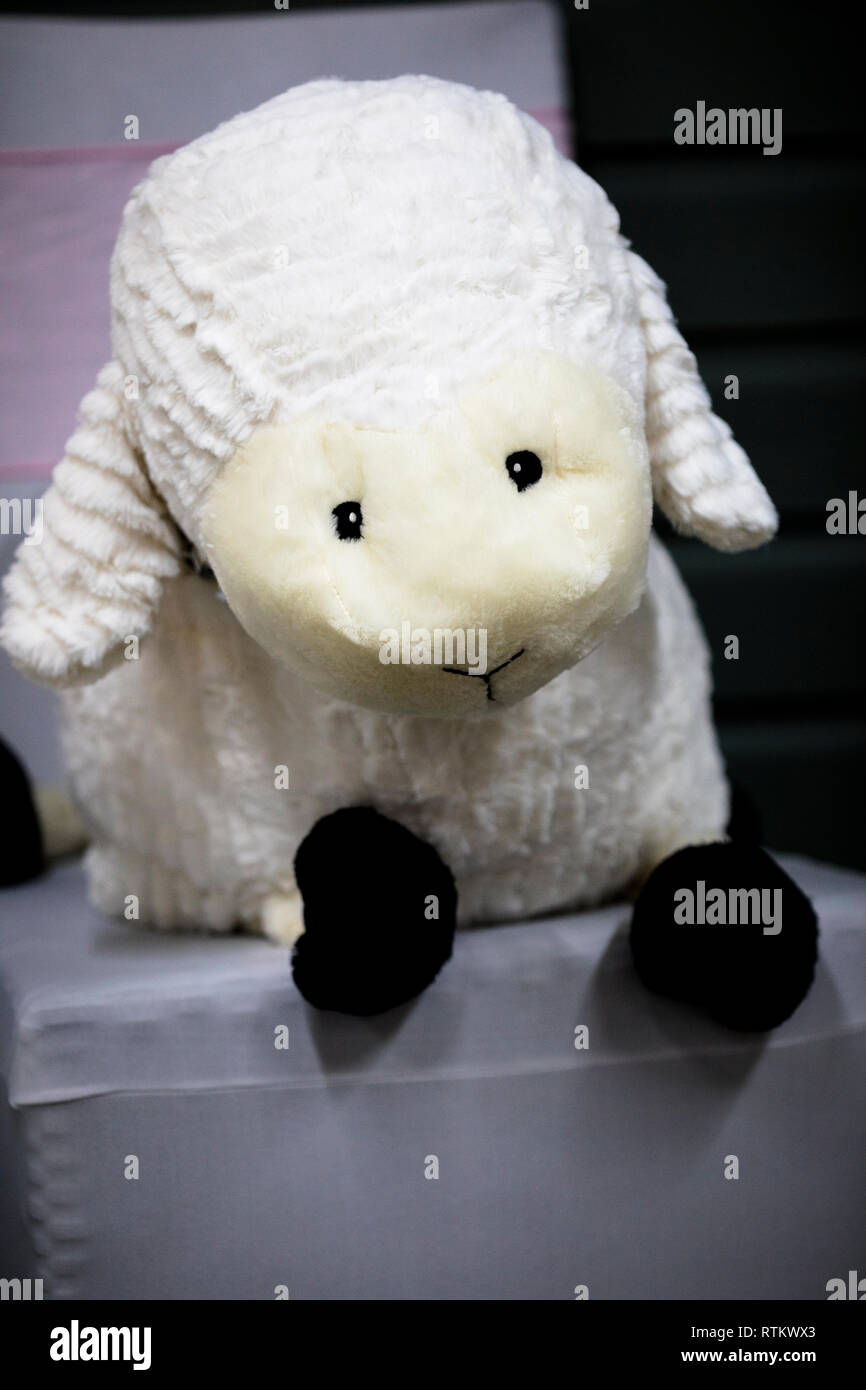 Sheep wedding decoration Stock Photo - Alamy