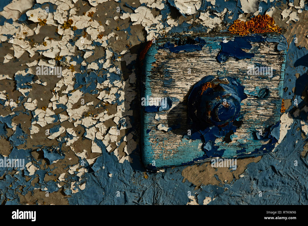 Colourful abstract natural patterns, intimate landscapes, Kent, England ...