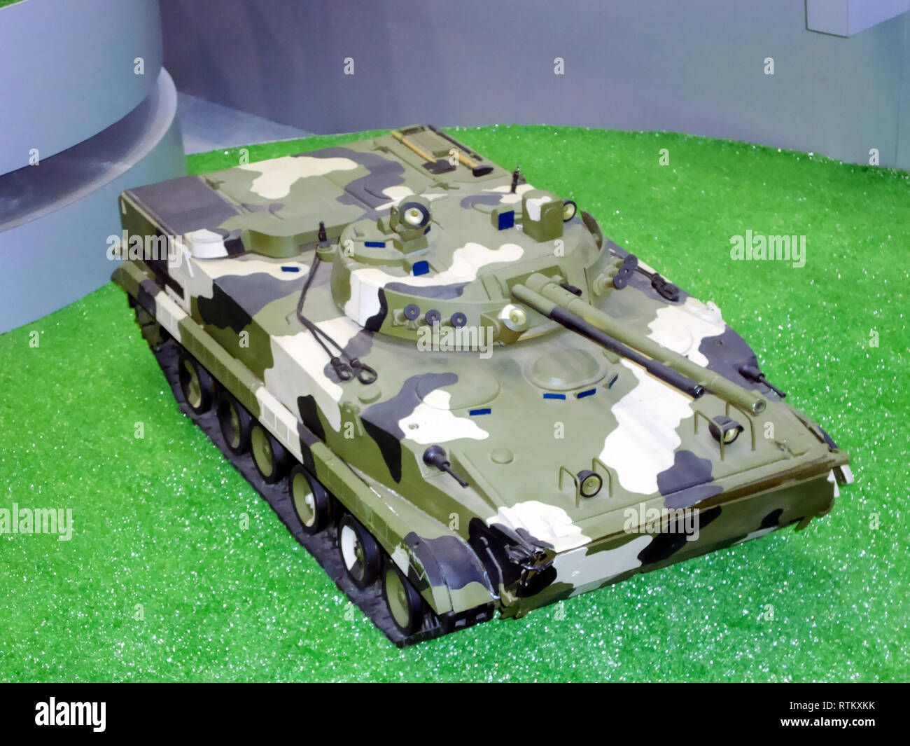 Kubinka, Russia - June 12, 2011: Exhibition of military equipment ...