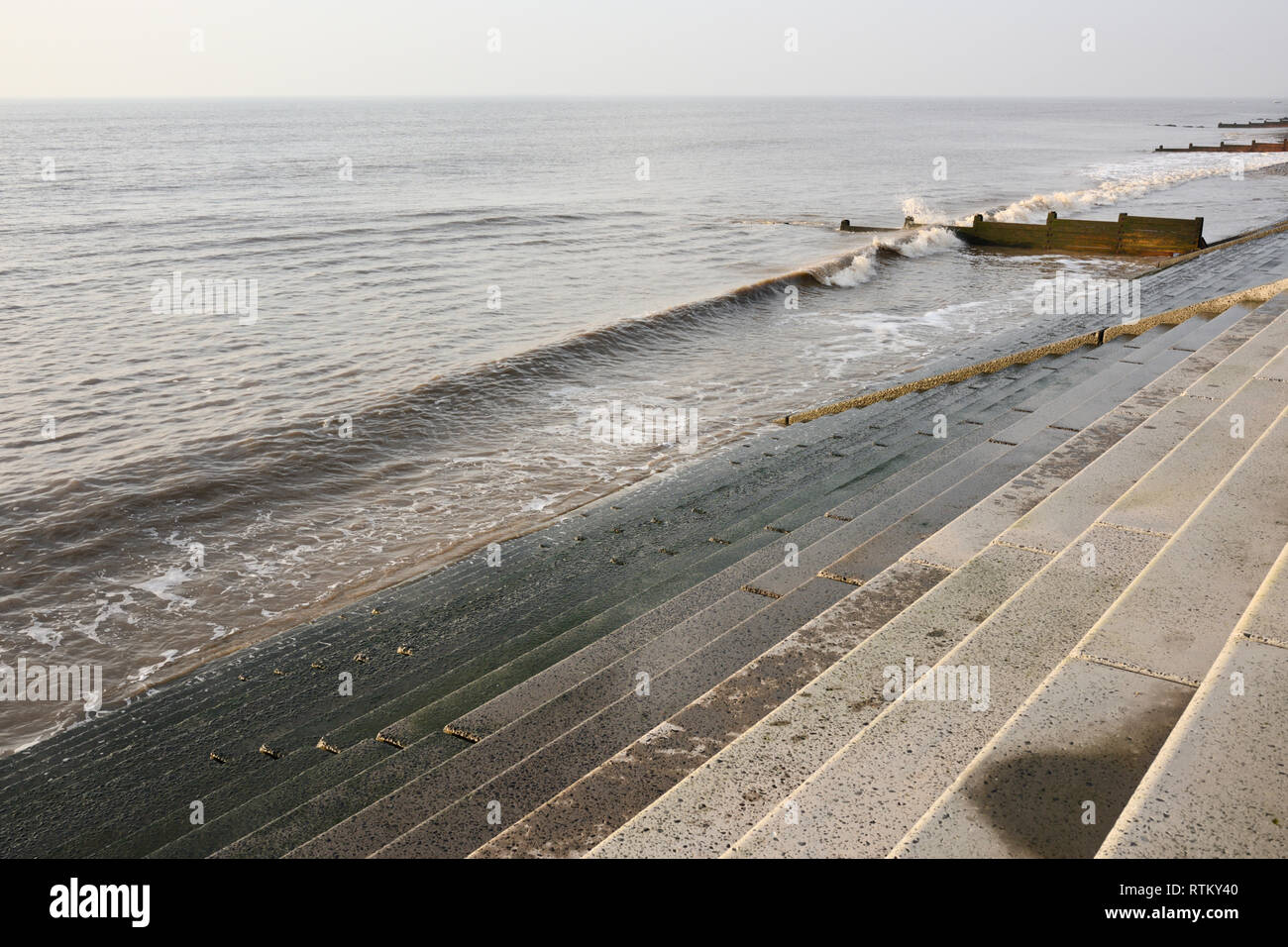 Concrete stepped revetment hi-res stock photography and images - Alamy