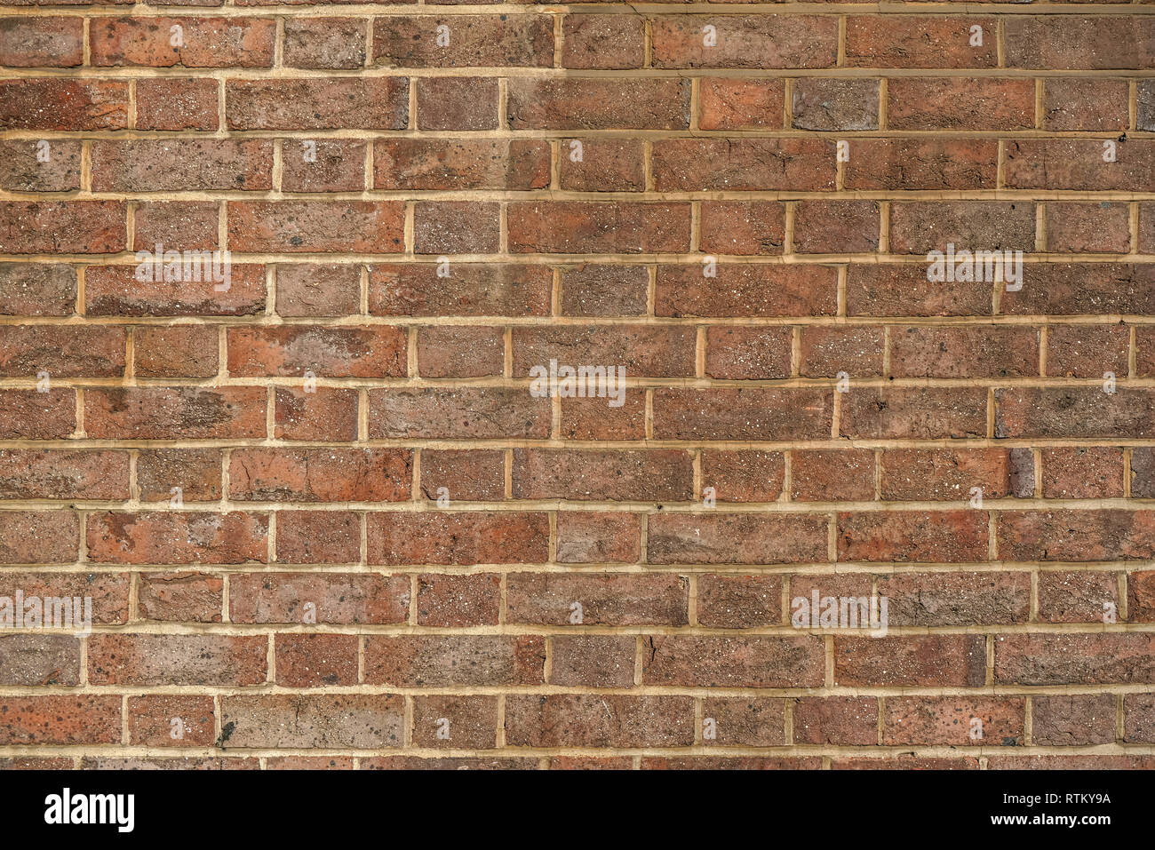 Simple old faded red bricks wall texture Stock Photo - Alamy
