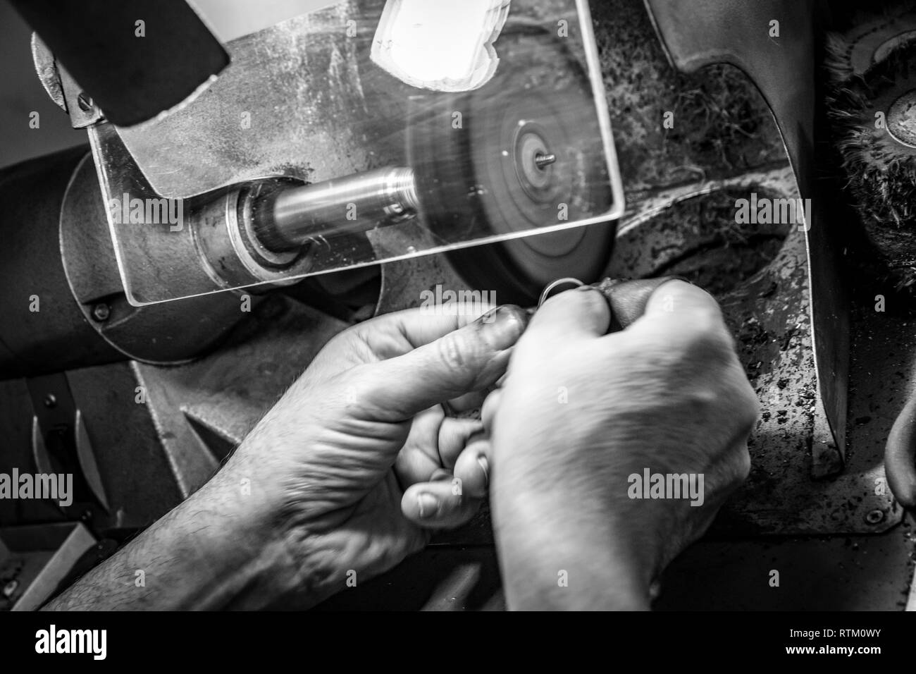 Precious metal work Black and White Stock Photos & Images - Alamy