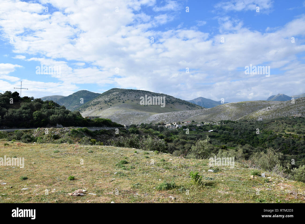 Southern Albania mountains. Albanian Alps summer landscape Stock Photo ...