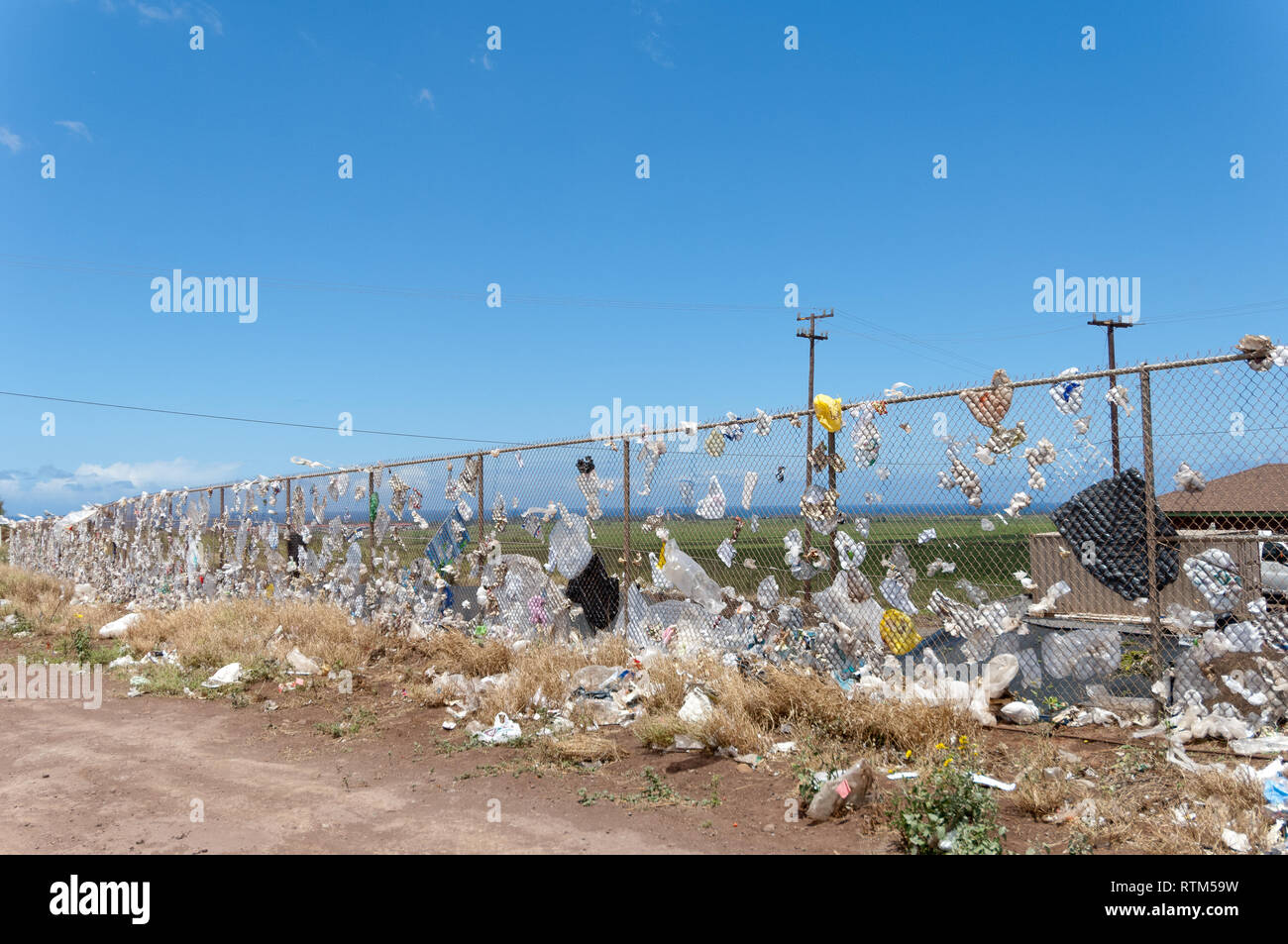 Ecological Disaster at Maui Landfill Stock Photo - Alamy