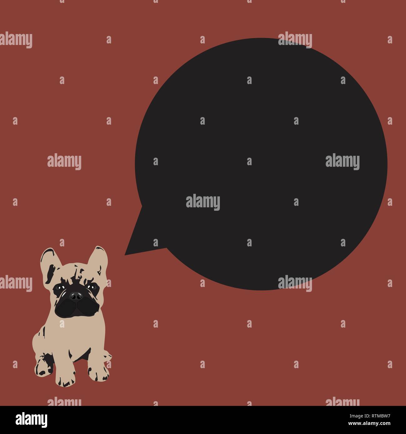 Dog textbox Stock Vector Images - Alamy