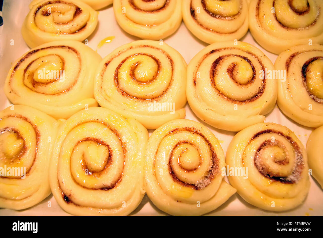Home made cookies. Preparing homemade cookies. Fresh made breakfast ...