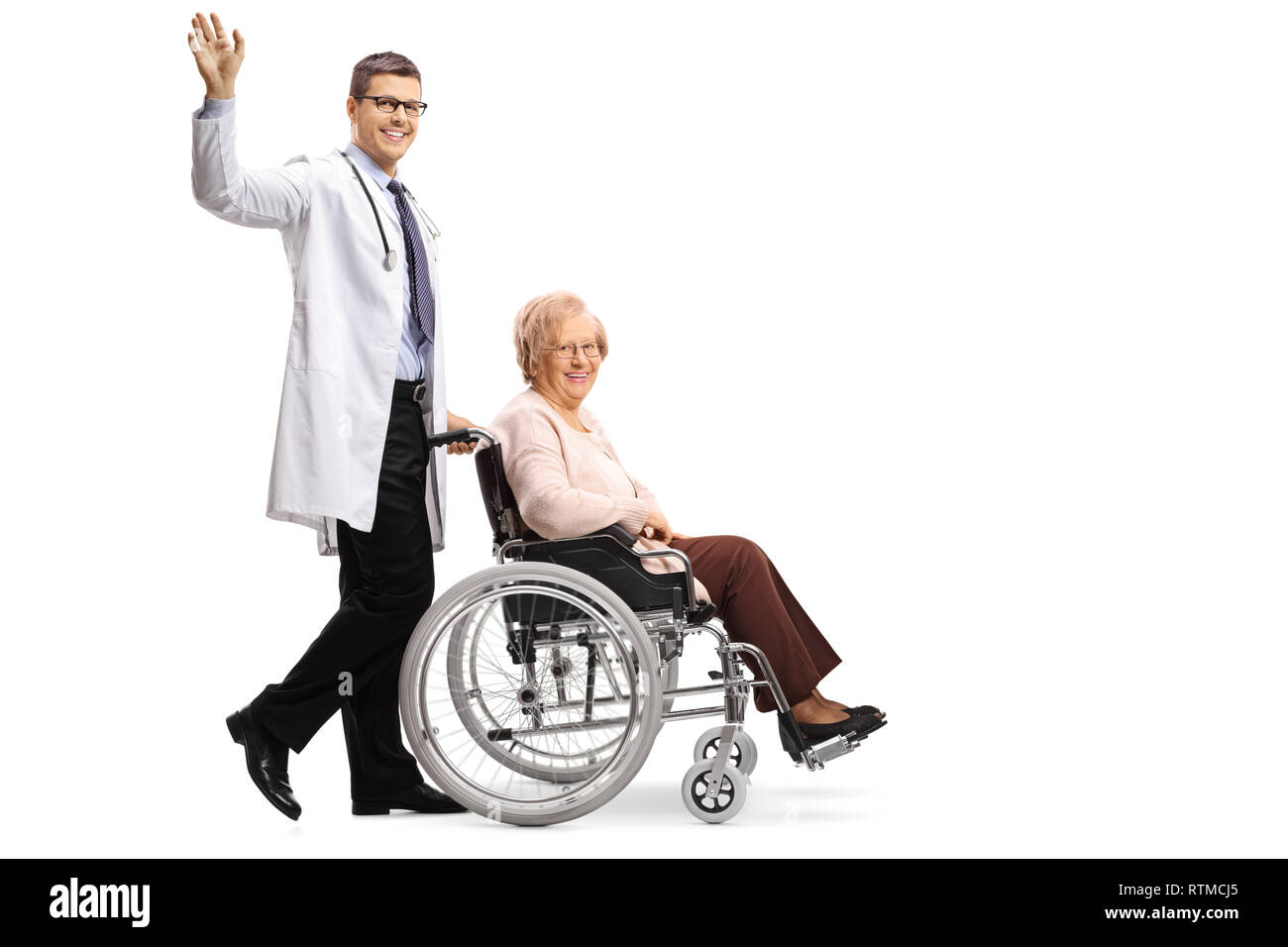 Disability nursing senior woman Cut Out Stock Images & Pictures - Alamy