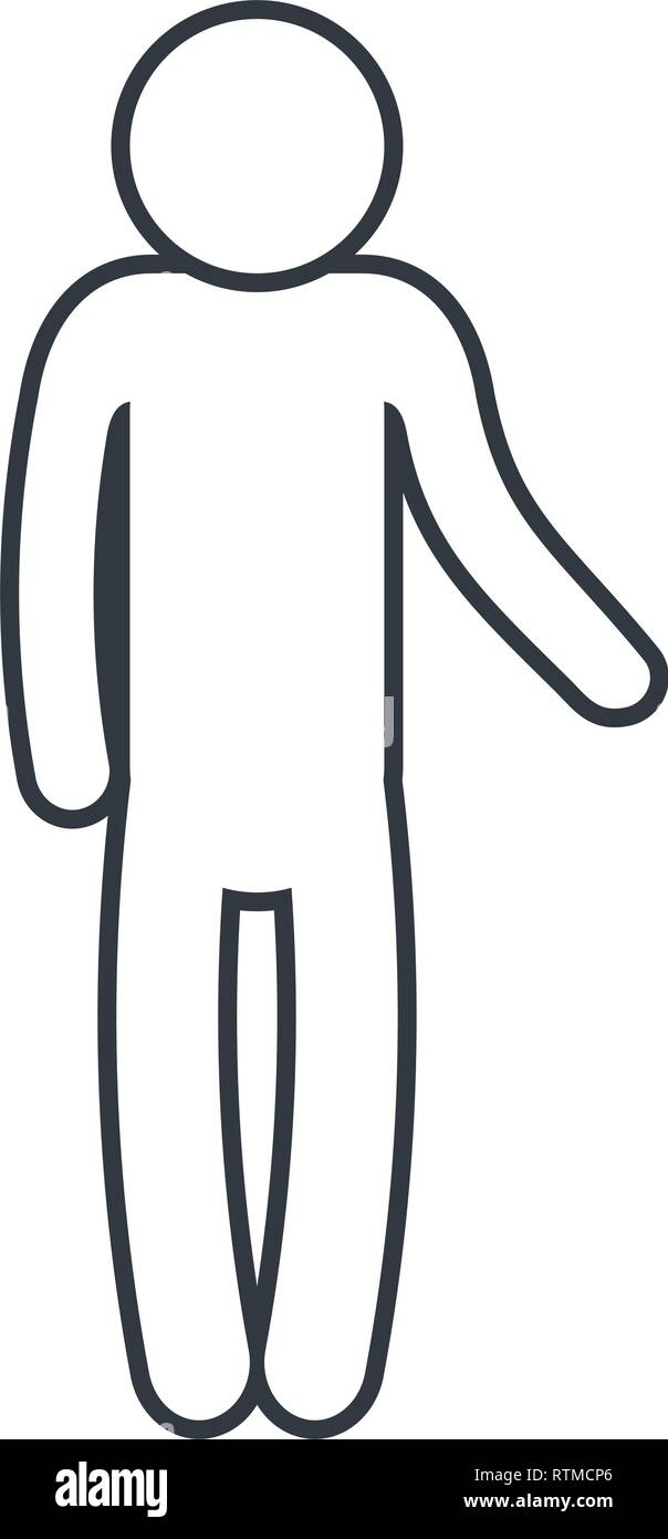 man pictogram cartoon Stock Vector Image & Art - Alamy