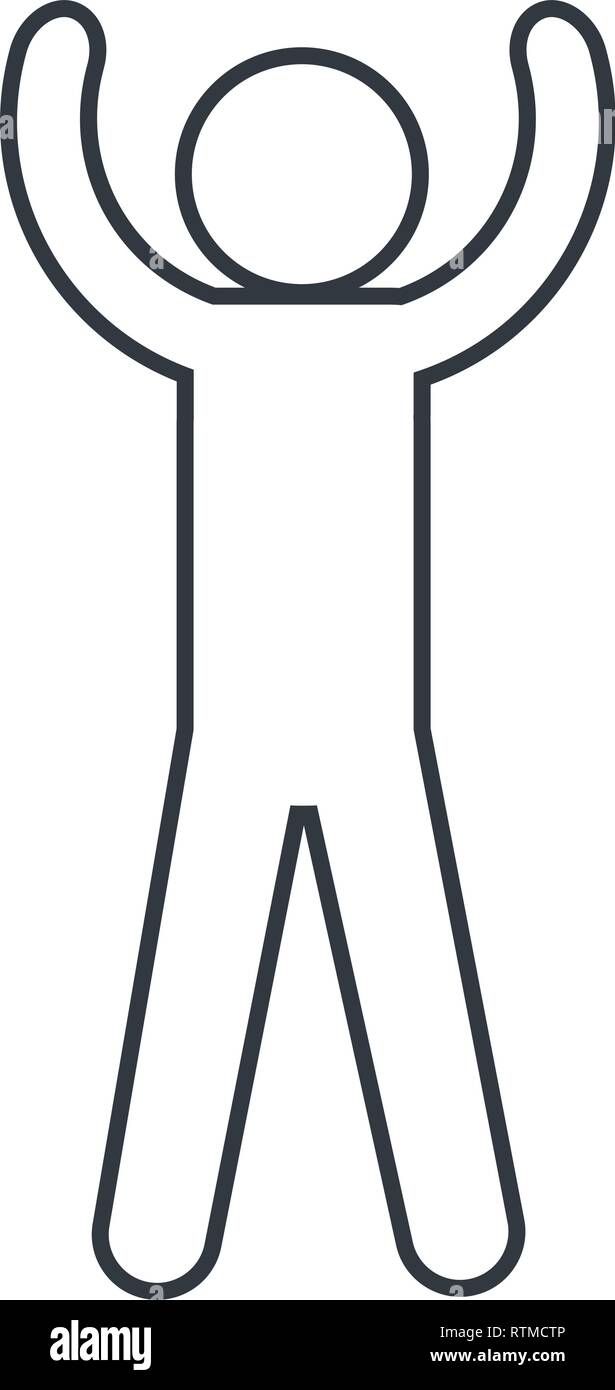 man pictogram cartoon Stock Vector Image & Art - Alamy