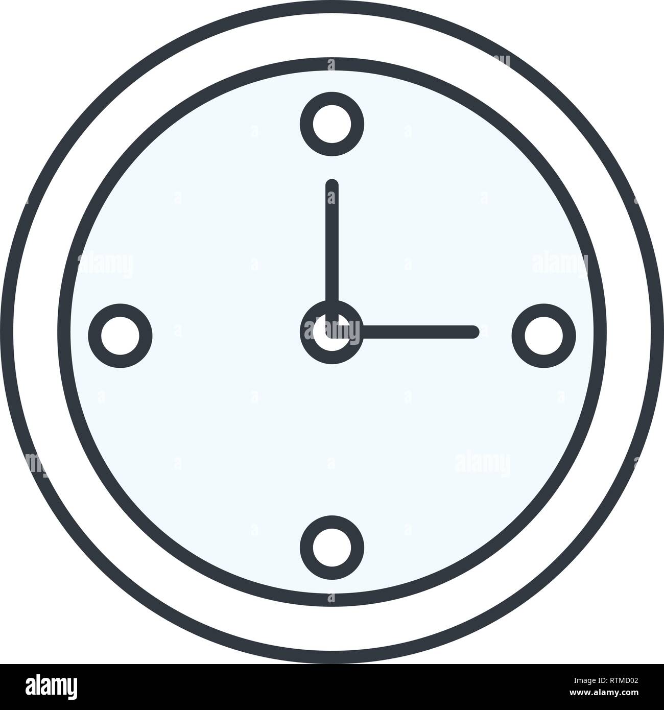 time clock cartoon Stock Vector Image & Art - Alamy