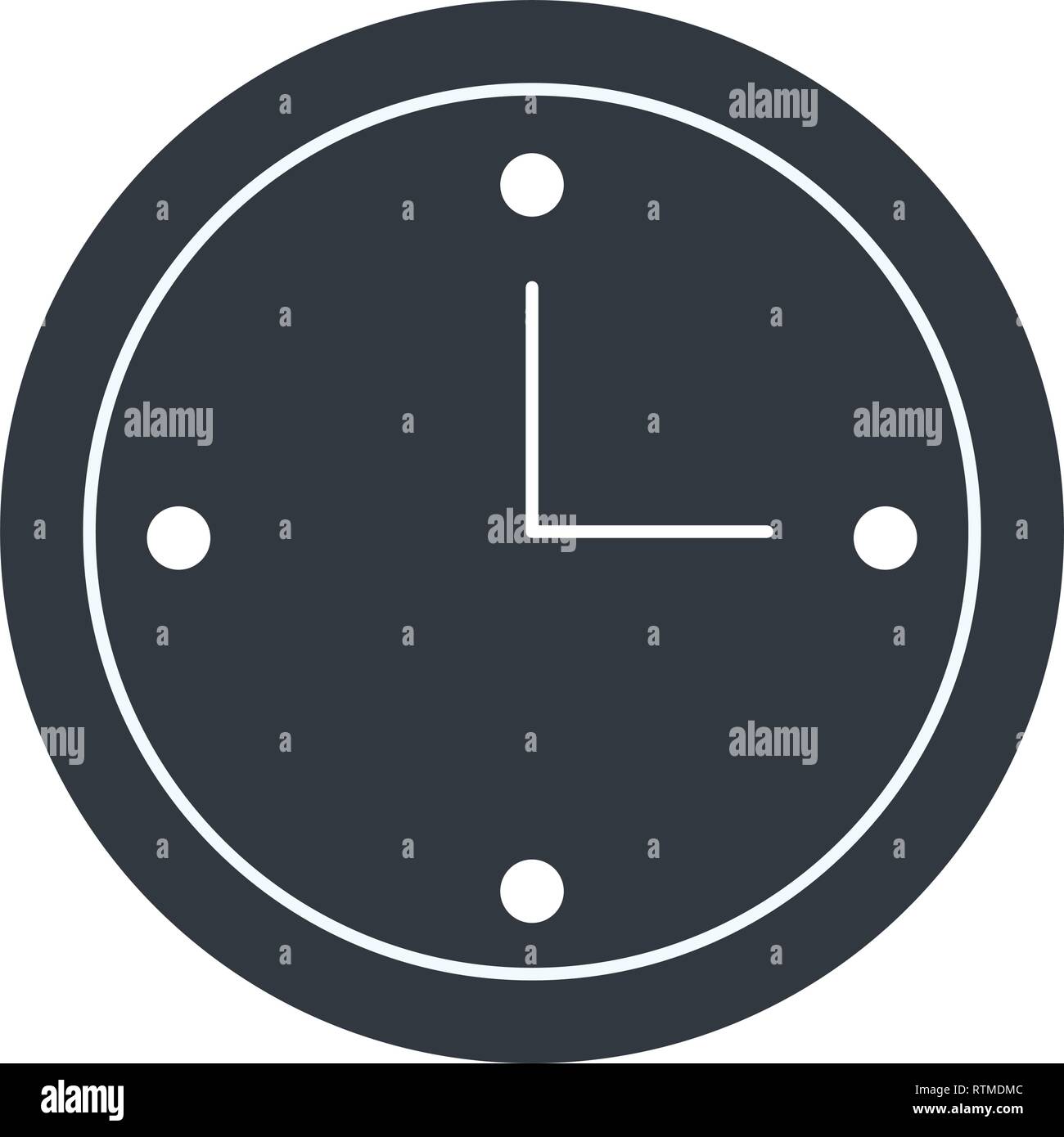 time clock cartoon Stock Vector Image & Art - Alamy