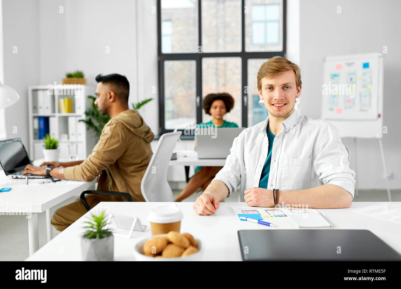 Young creative male designer hi-res stock photography and images - Alamy
